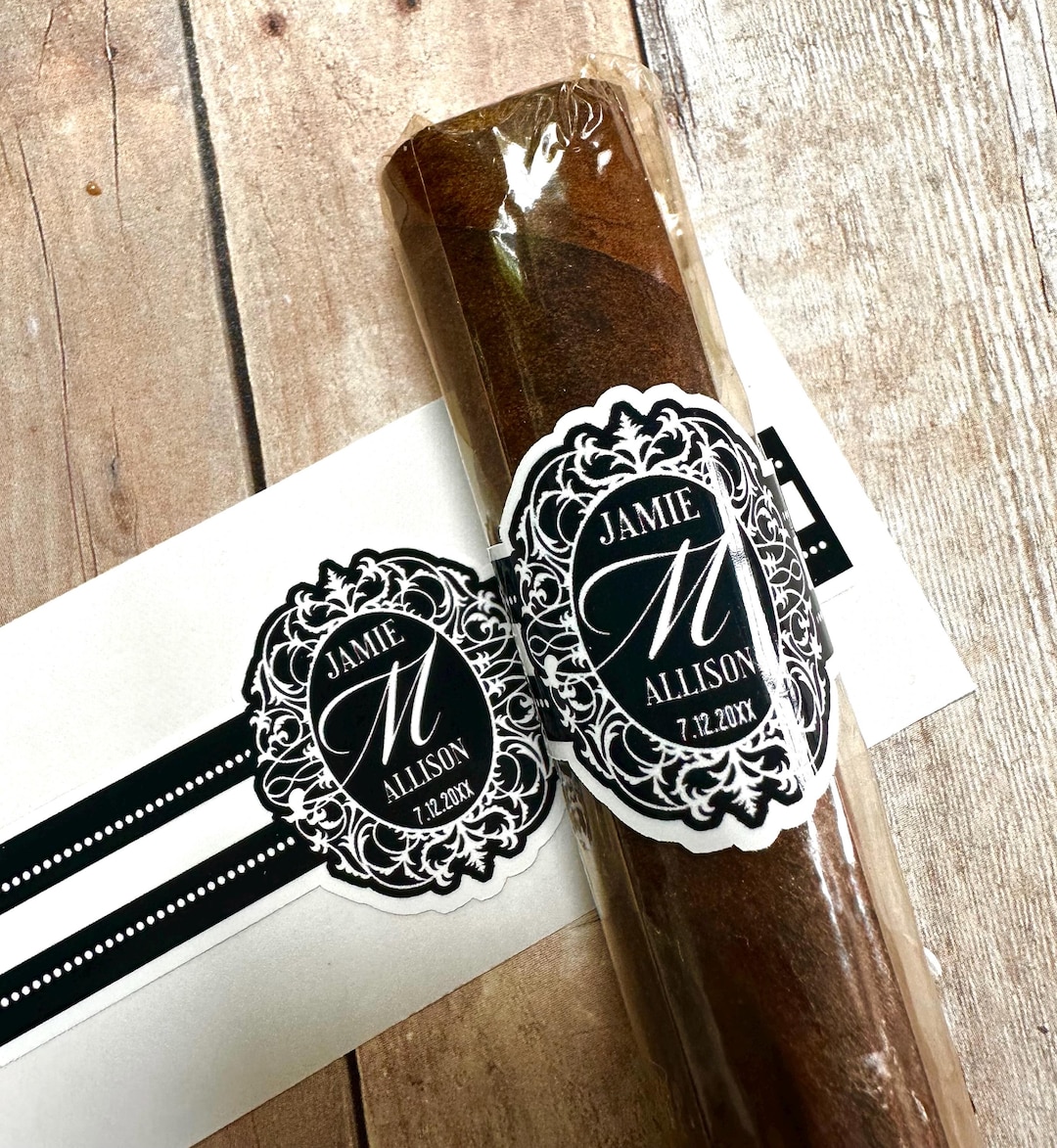 Custom Cigar Labels, Wedding Cigar Bar, Groomsmen Cigar Labels, Cigar ...