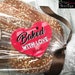 Personalized Heart Baking Labels, Baked With Love Stickers, Custom ...