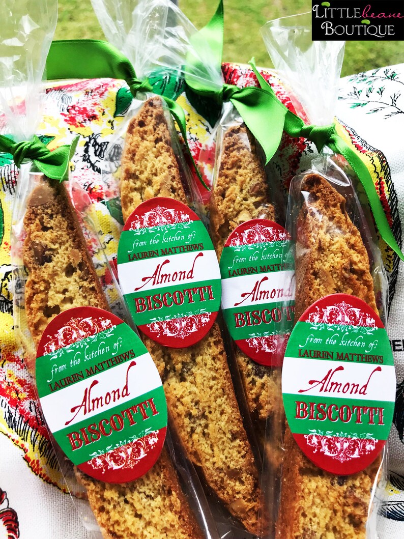 Italian Biscotti Labels, Homemade Biscotti Labels, Italian Cookie ...