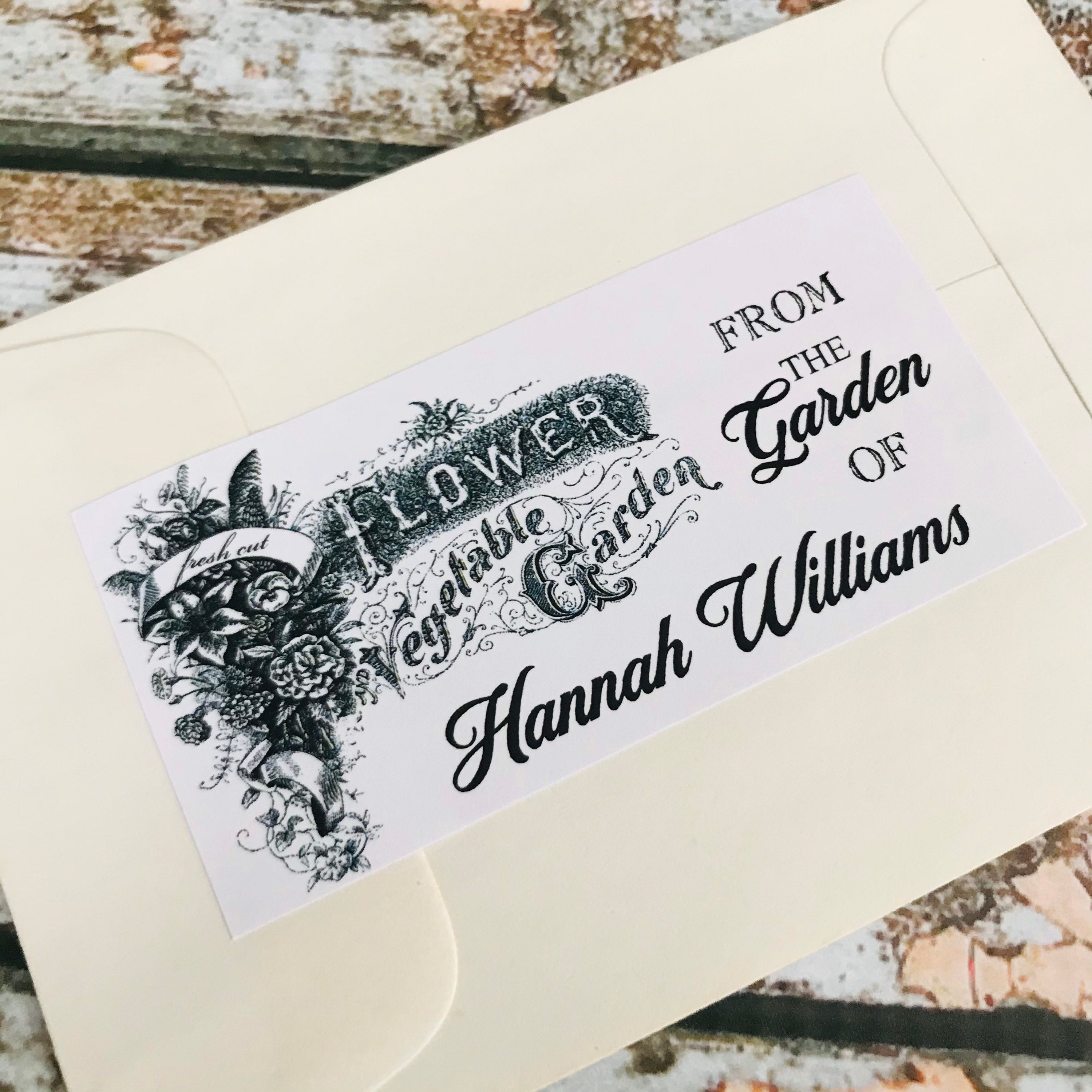 Garden Labels, Herb Labels, From the Garden Of, Seed Packet Labels ...