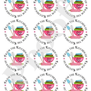 Kitchen Stickers, Baking Labels, Kitchen Supplies, Gift Stickers, Baked ...