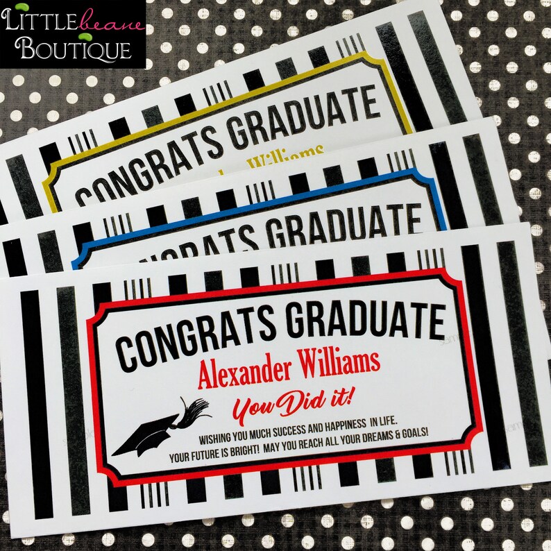 Graduation Money Envelopes Graduation Money Gift High School - Etsy