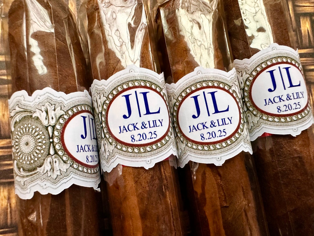 Custom Cigar Labels, Wedding Cigar Bands, Birthday Cigar Labels ...