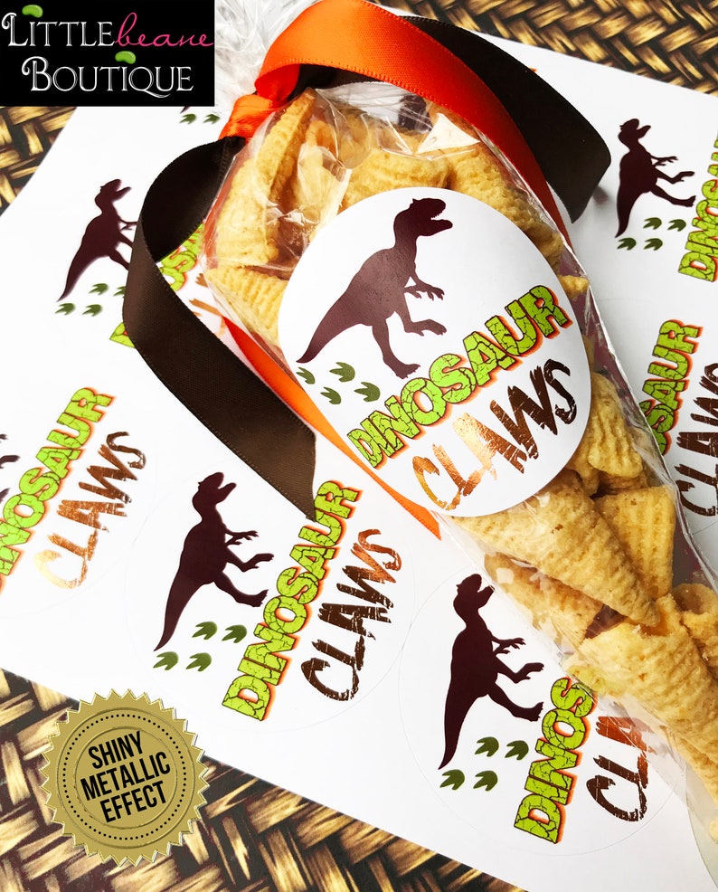 Dinosaur Bones Stickers, Dinosaur Birthday Party, Dino Dig, Dinosaur ...