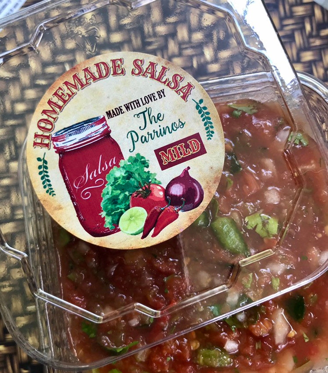 Salsa Stickers, Mild Salsa Labels, Homemade Salsa Labels, Salsa Canning ...