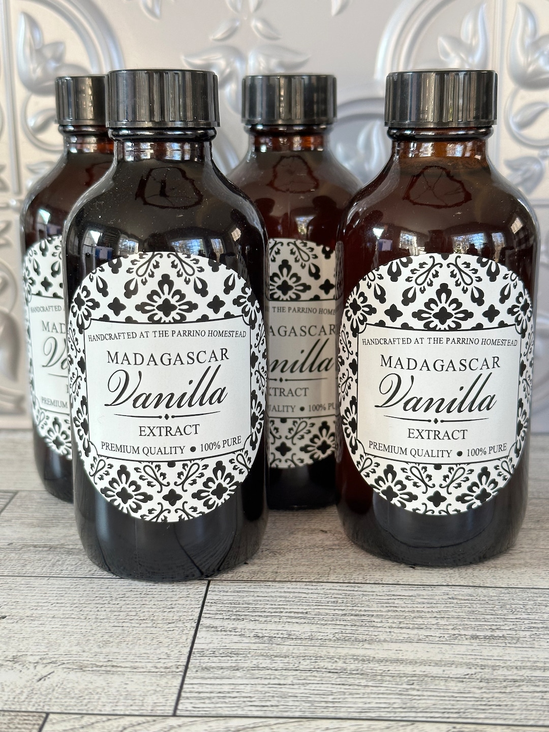 WATERPROOF Vanilla Extract Labels, Homemade Vanilla, Modern Vanilla ...