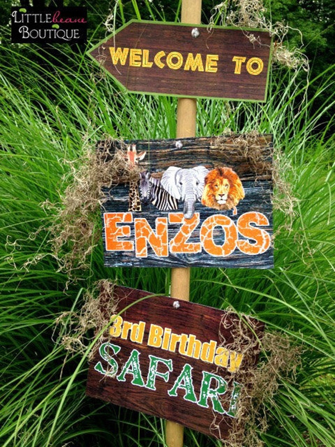 Printable Jungle Safari Signs, Welcome Signs, African Safari Party ...