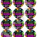 Glow Party Stickers Neon Glow Party Favors Glow in the Dark - Etsy