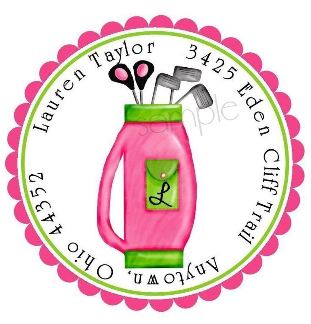 Golf Stickers, Golf Clubs, Golfing, Sports, Address Labels, Labels ...