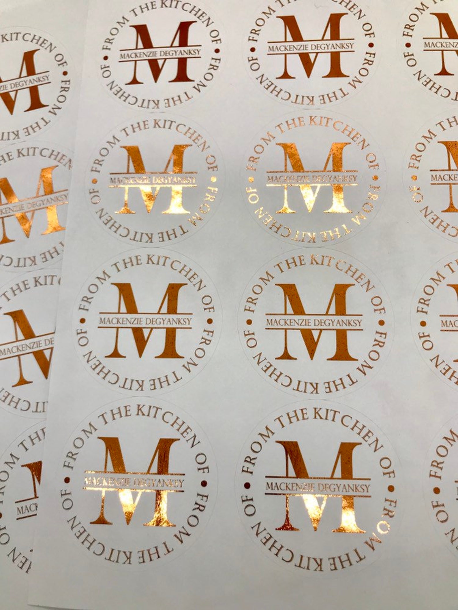 Kitchen Stickers Baking Labels Personalized Baking - Etsy