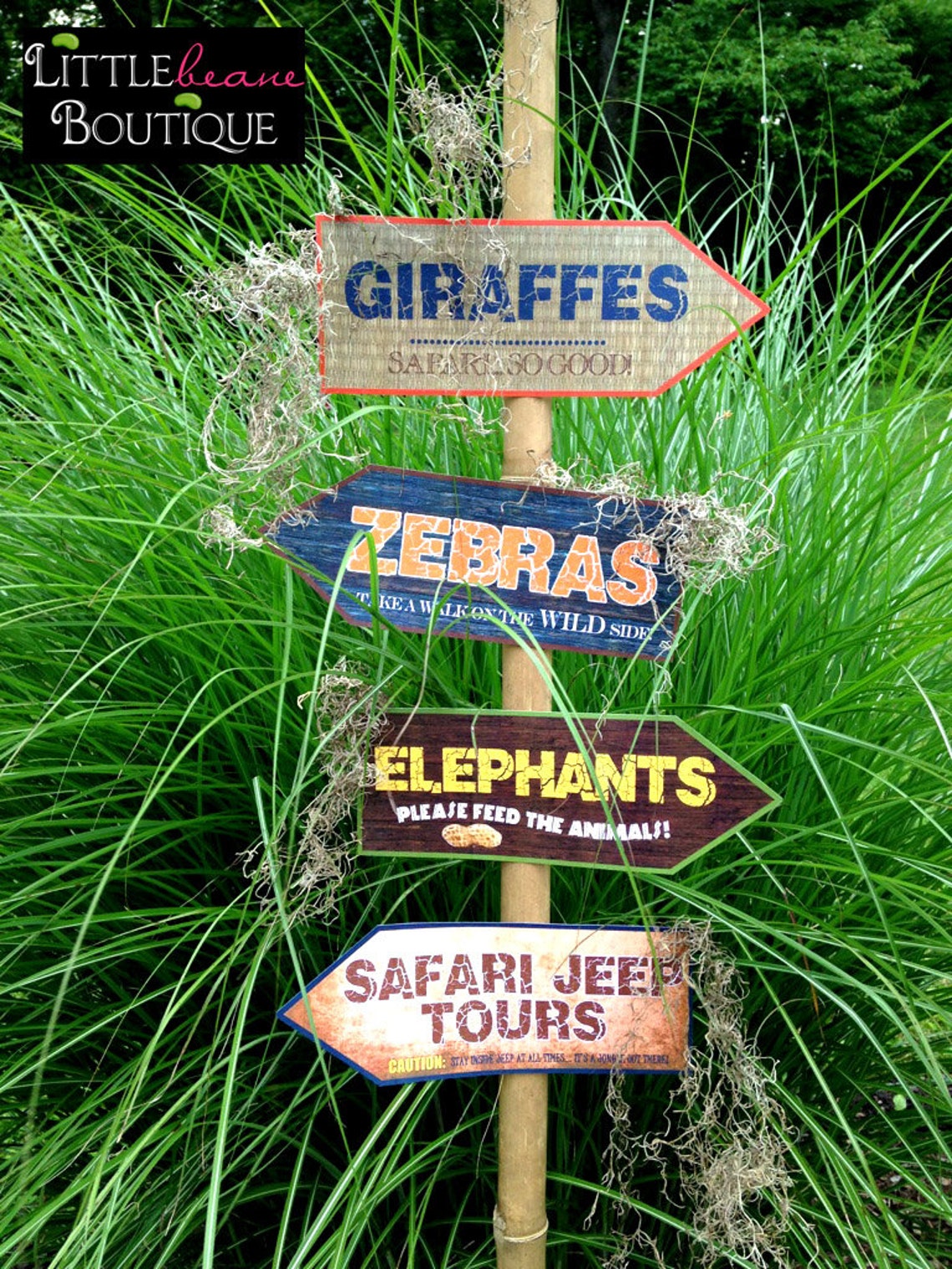 Printable Safari Jungle Signs, DIY, African Safari Party Signs, Jungle ...