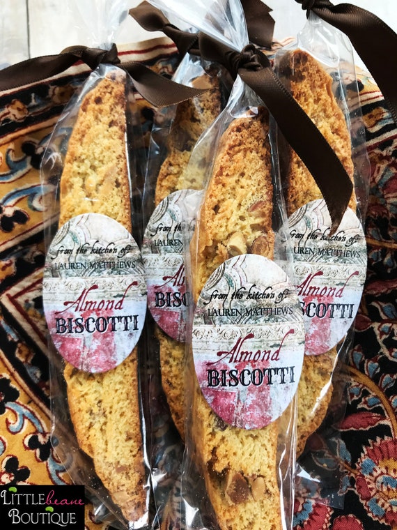 Rustic Italian Biscotti Labels, Homemade Biscotti Stickers, Italian ...