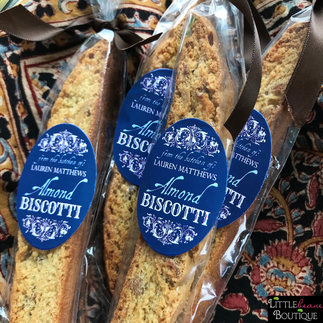 Italian Biscotti Labels, Homemade Biscotti Stickers, Italian Cookie ...