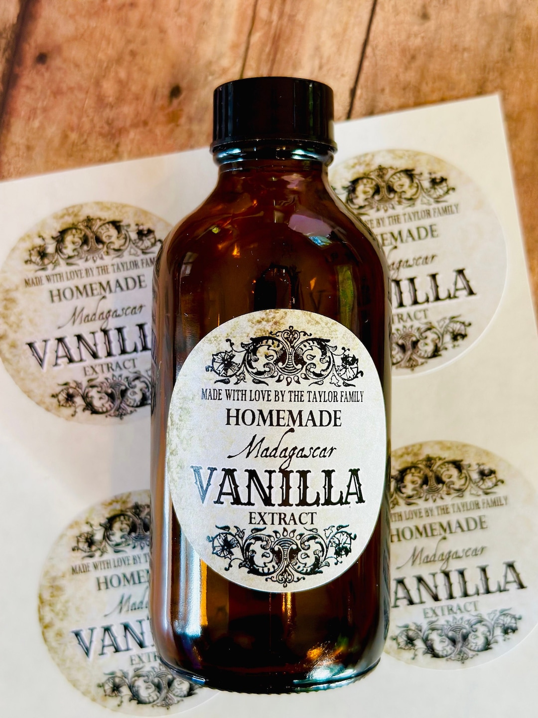 Homemade Vanilla Extract Labels, Homemade Madagascar Vanilla Extract ...