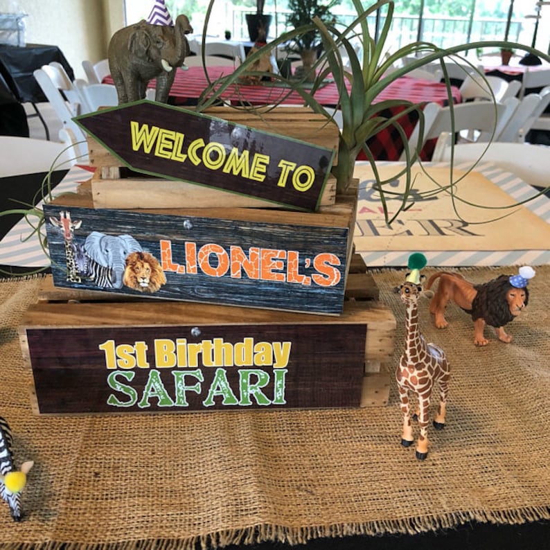 Printable Jungle Safari Signs Welcome Signsdiy African - Etsy
