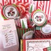 Christmas Stickers, Christmas Sweets Stripe, Sweet Stripes, Holiday ...