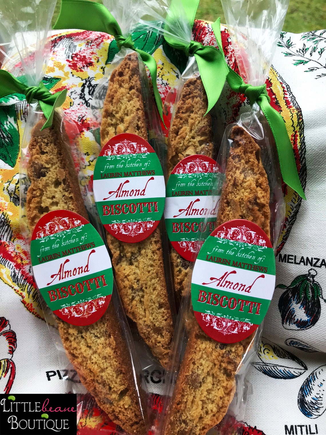 Italian Biscotti Labels, Homemade Biscotti Labels, Italian Cookie ...
