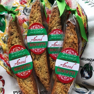 Italian Biscotti Labels, Homemade Biscotti Labels, Italian Cookie ...