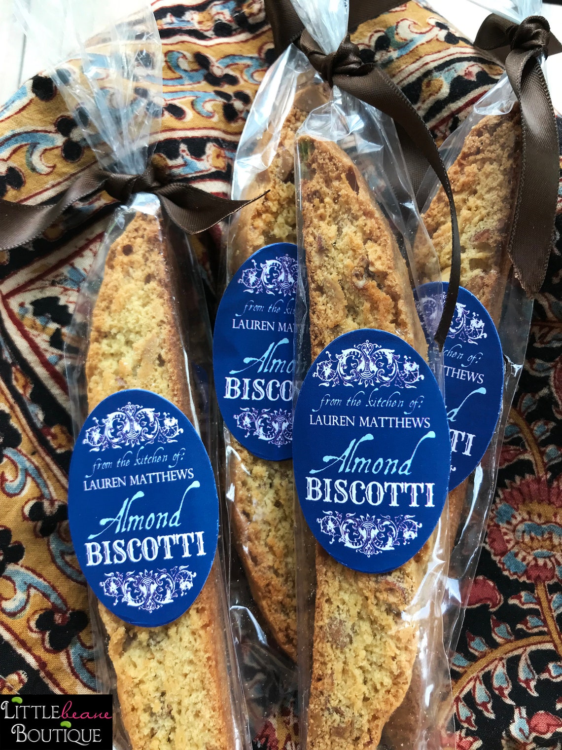 Italian Biscotti Labels Homemade Biscotti Stickers Italian | Etsy