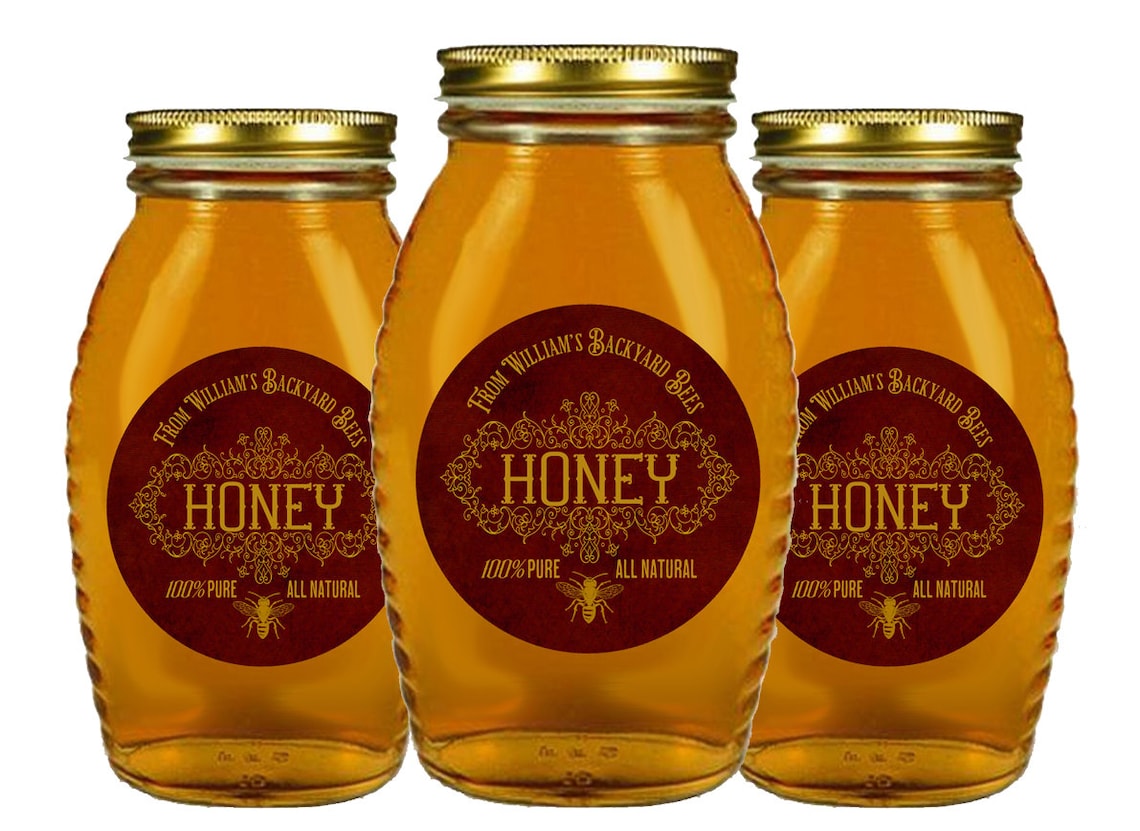Custom Honey Jar Labels Personalized Honey Jar Stickers - Etsy