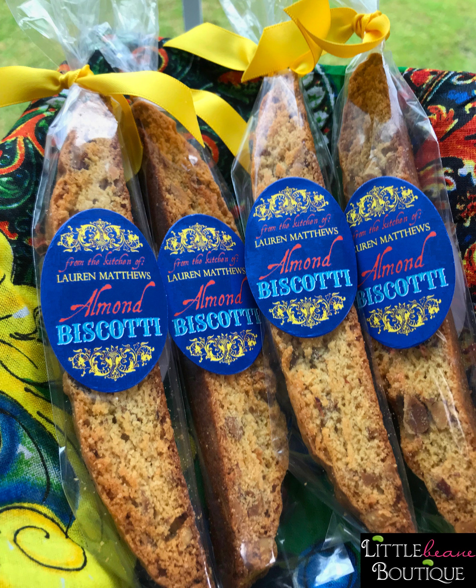Italian Biscotti Labels Homemade Biscotti Stickers Italian | Etsy