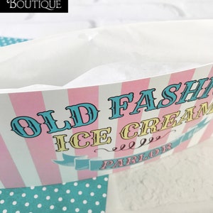 Printable Ice Cream Party Hats, Kids Soda Jerk Hats, Ice Cream Birthday ...