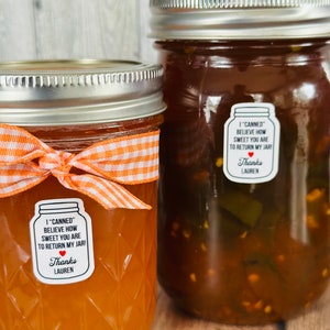Return My Canning Jar Labels, Return Jar Labels, Fruit Canning Stickers ...