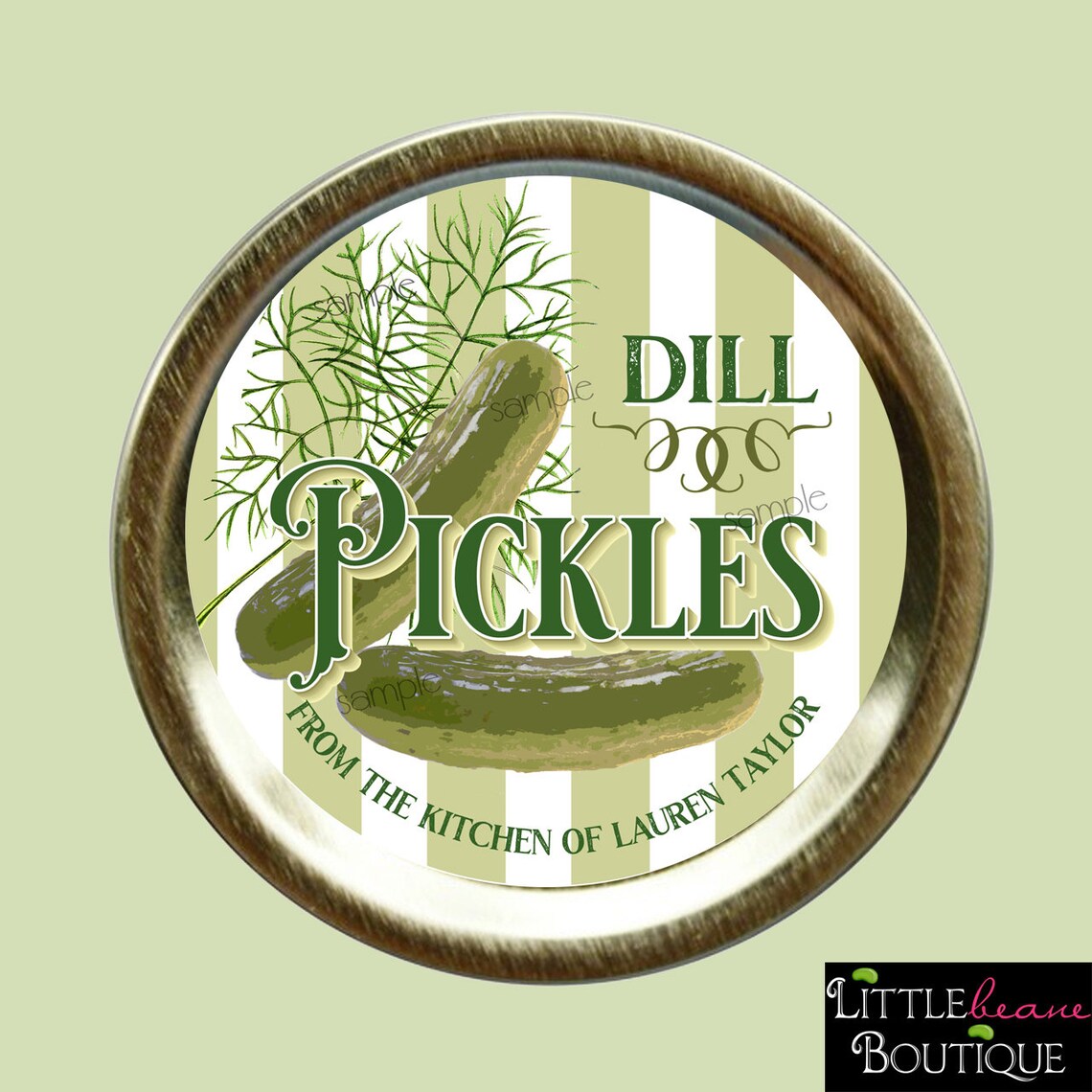 Pickle Canning Jar Labels Dill Pickle Canning Labels Sweet - Etsy