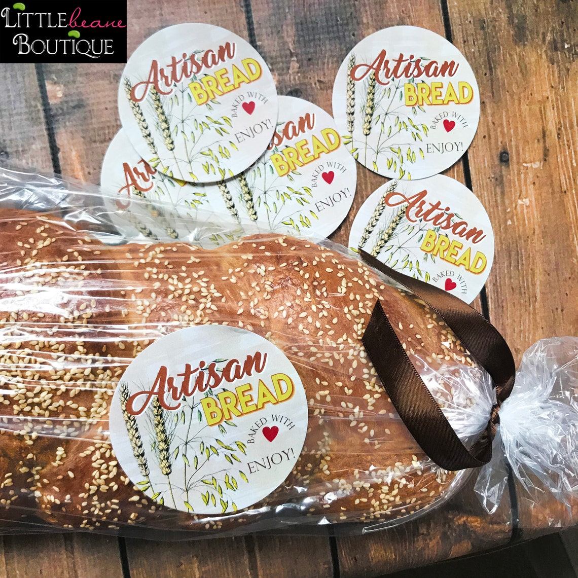 Personalized Bread Stickers Homemade Bread Labels Baking | Etsy