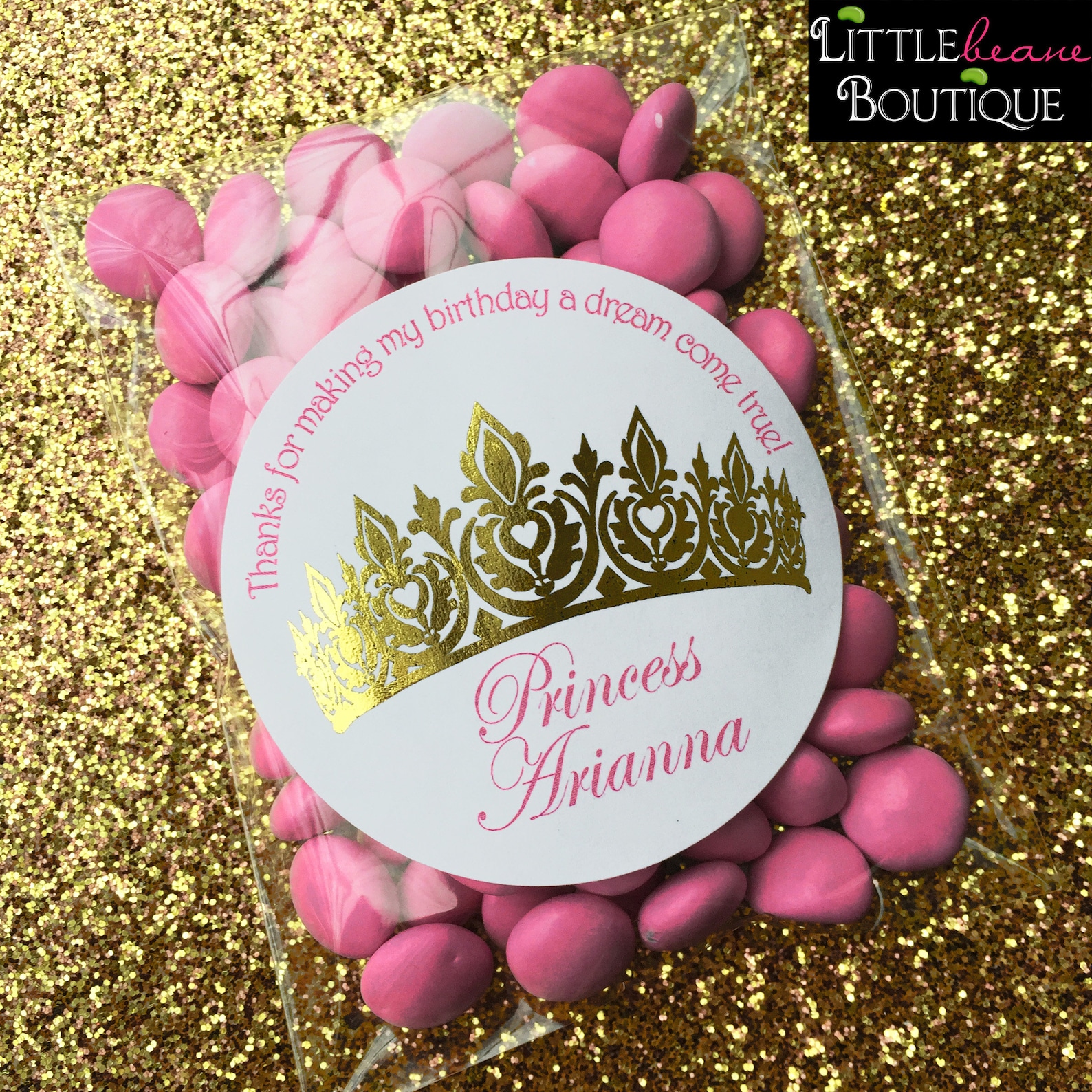 Princess Stickers Gold Tiara Stickers Quinceanera Stickers - Etsy