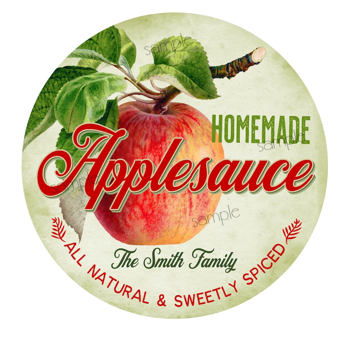 Applesauce Labels Apple Butter Labels Apple Jelly Labels - Etsy