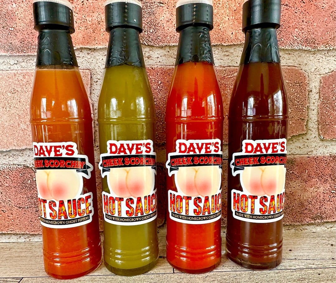 Waterproof Hot Sauce Labels, Personalized Hot Pepper Labels, Custom Hot ...