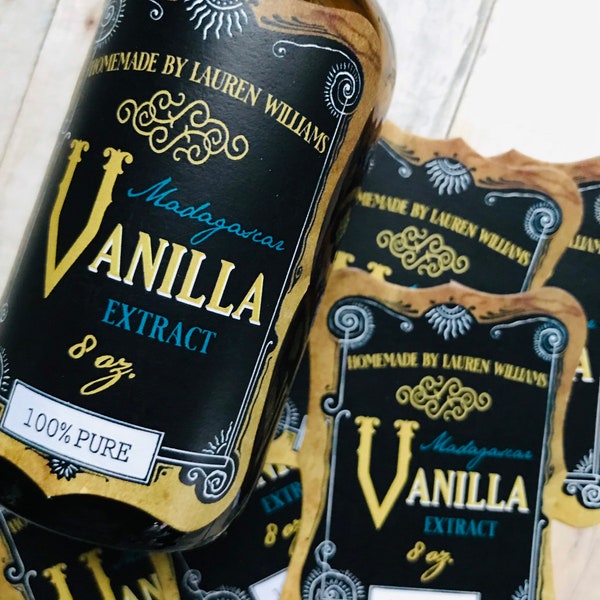 Vanilla Labels - Etsy