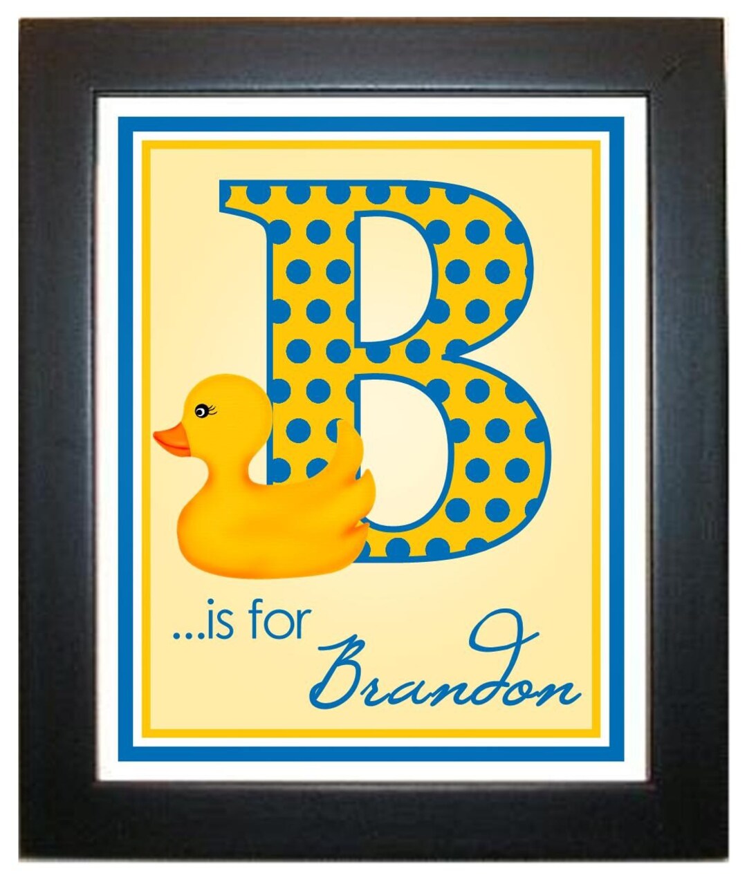 Rubber Ducky Wall Print, 8 X 10, Wall Art, Rubber Ducky, Duck ...