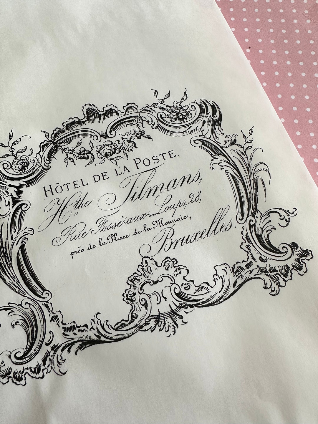 French Favor Bags, Large French Patisserie Bag, Boulangerie Bag, Paris ...