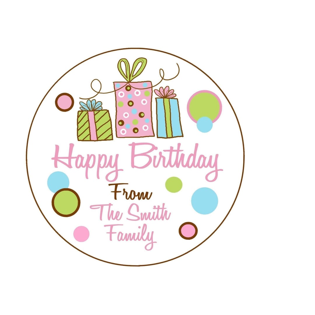 Personalized Gift Stickers, Littlebeane Birthday Gifts, Children, Kids ...