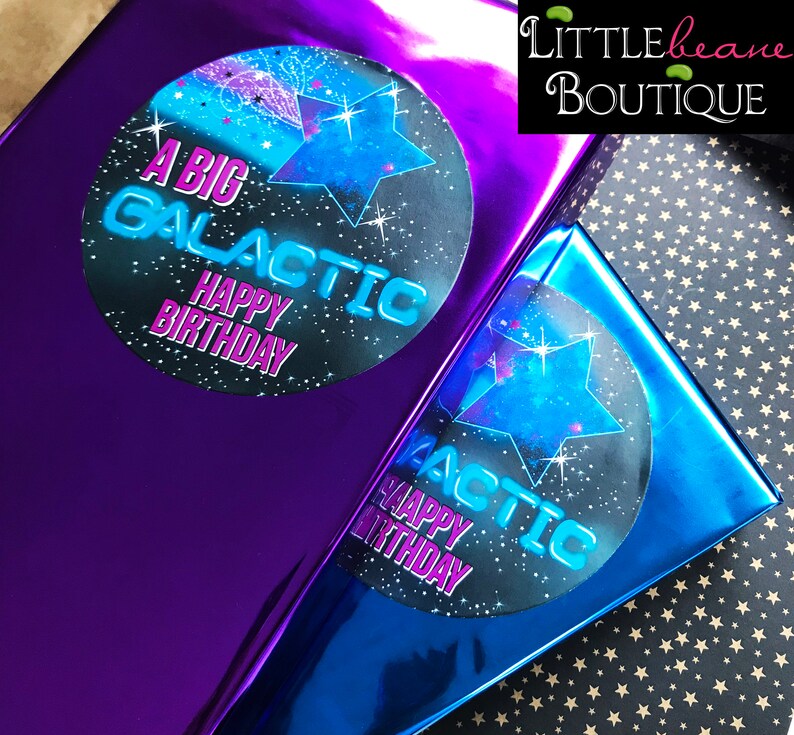 Galaxy Stickers Galaxy Party Galaxy Birthday Party Supplies | Etsy