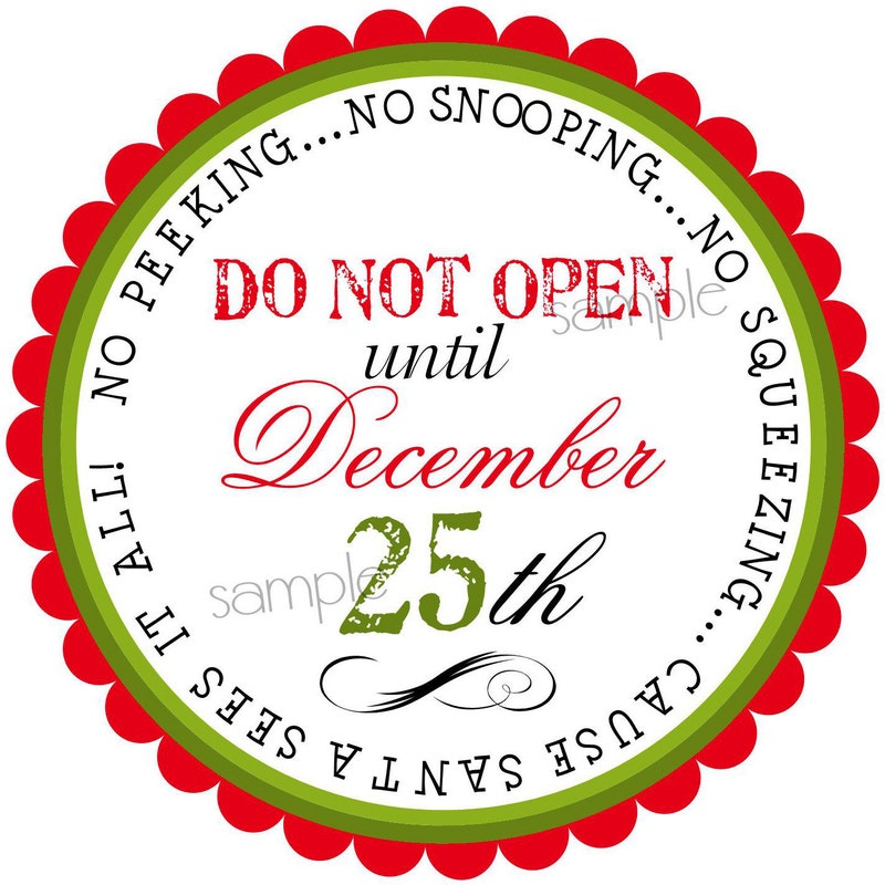 Do Not Open Until - Etsy