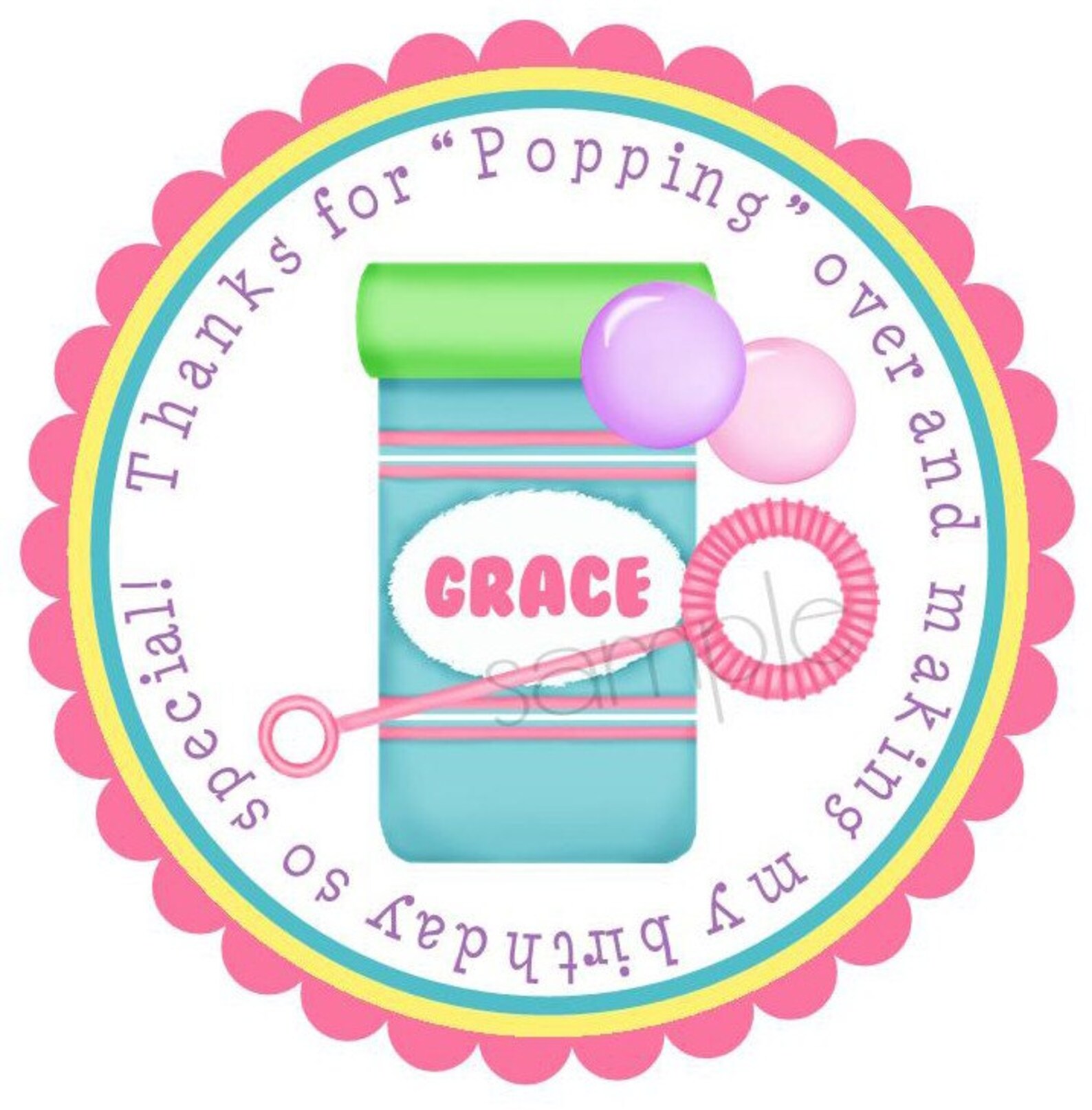 Bubble Stickers, Blowing Bubbles, Birthday Party, Summer, Fun, Pool ...