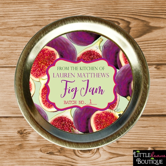 Fig Jam Canning Labels,Fig canning labels,Fig Preserves,mason jar ...