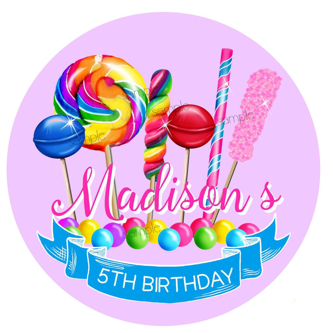Candy Stickers Candy Party Sweet Shoppe Birthday Candy - Etsy