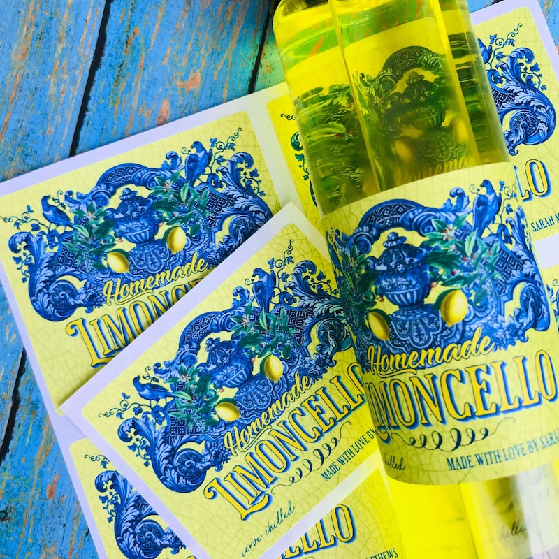 Limoncello Labels - Etsy