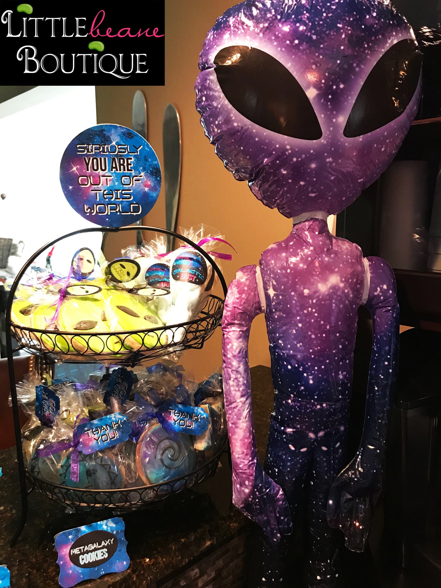 Alien Stickers, Alien Birthday Party, Galaxy Party, Outerspace Stickers ...