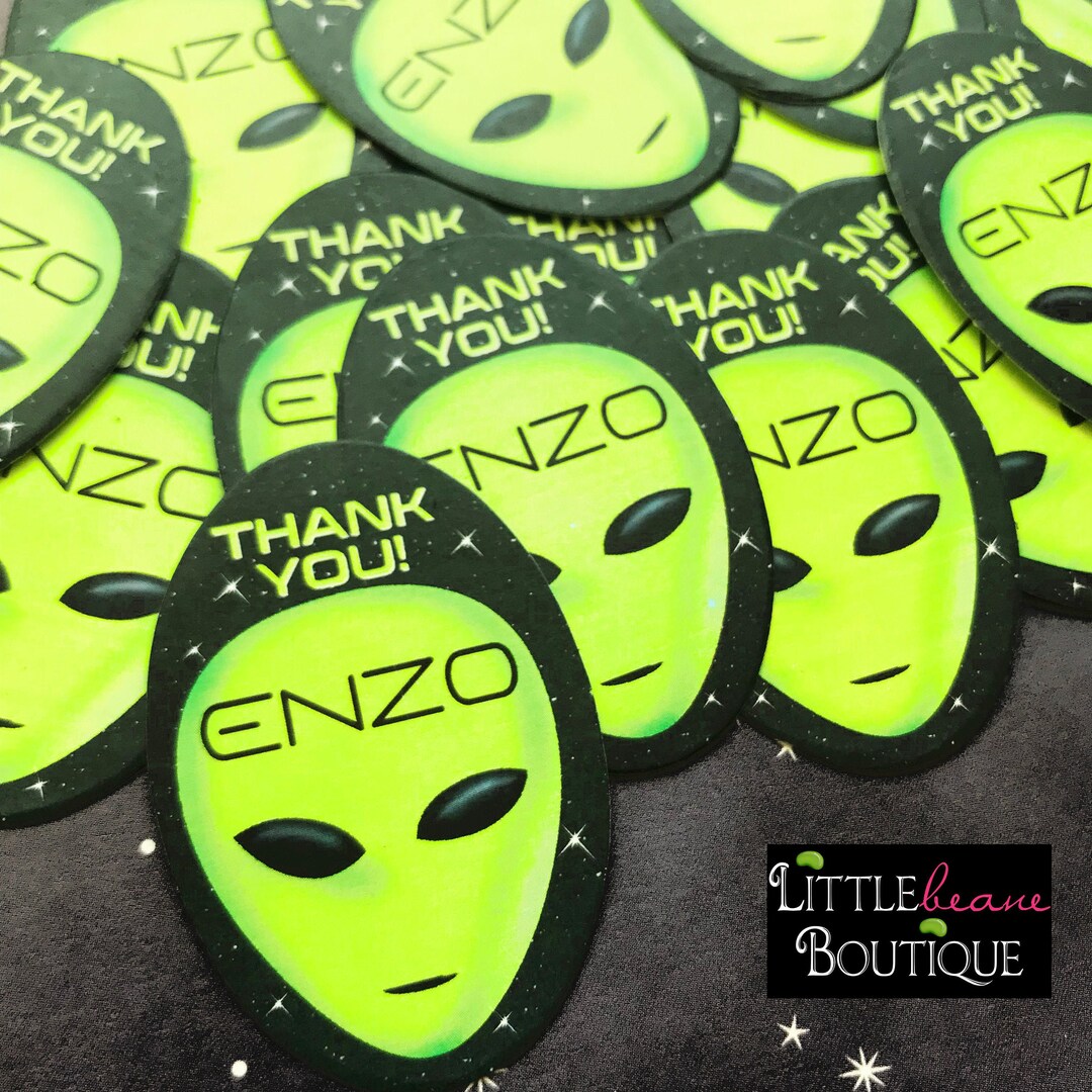 Alien Stickers, Alien Birthday Party, Galaxy Party, Outerspace Stickers ...