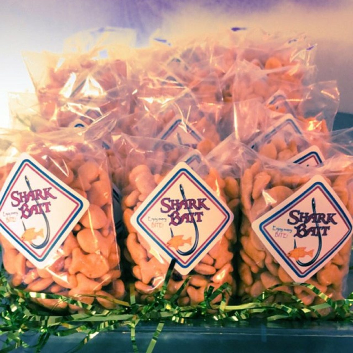 Shark Party Stickers Shark Stickers Shark Bait Labels - Etsy