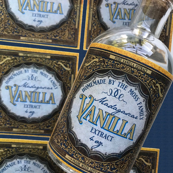 Vanilla Labels - Etsy