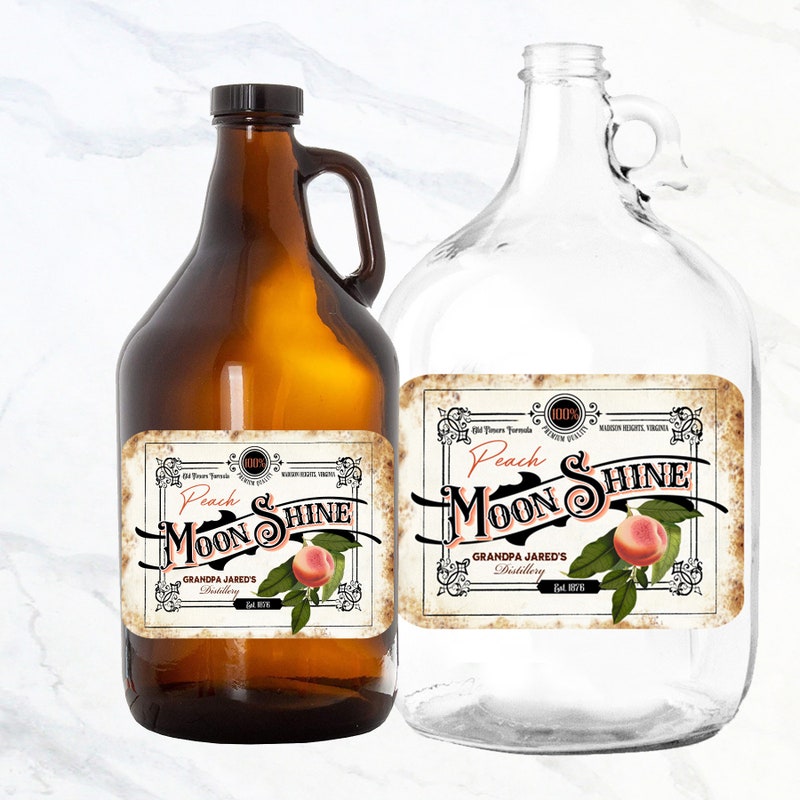 Moonshine. Label - Etsy