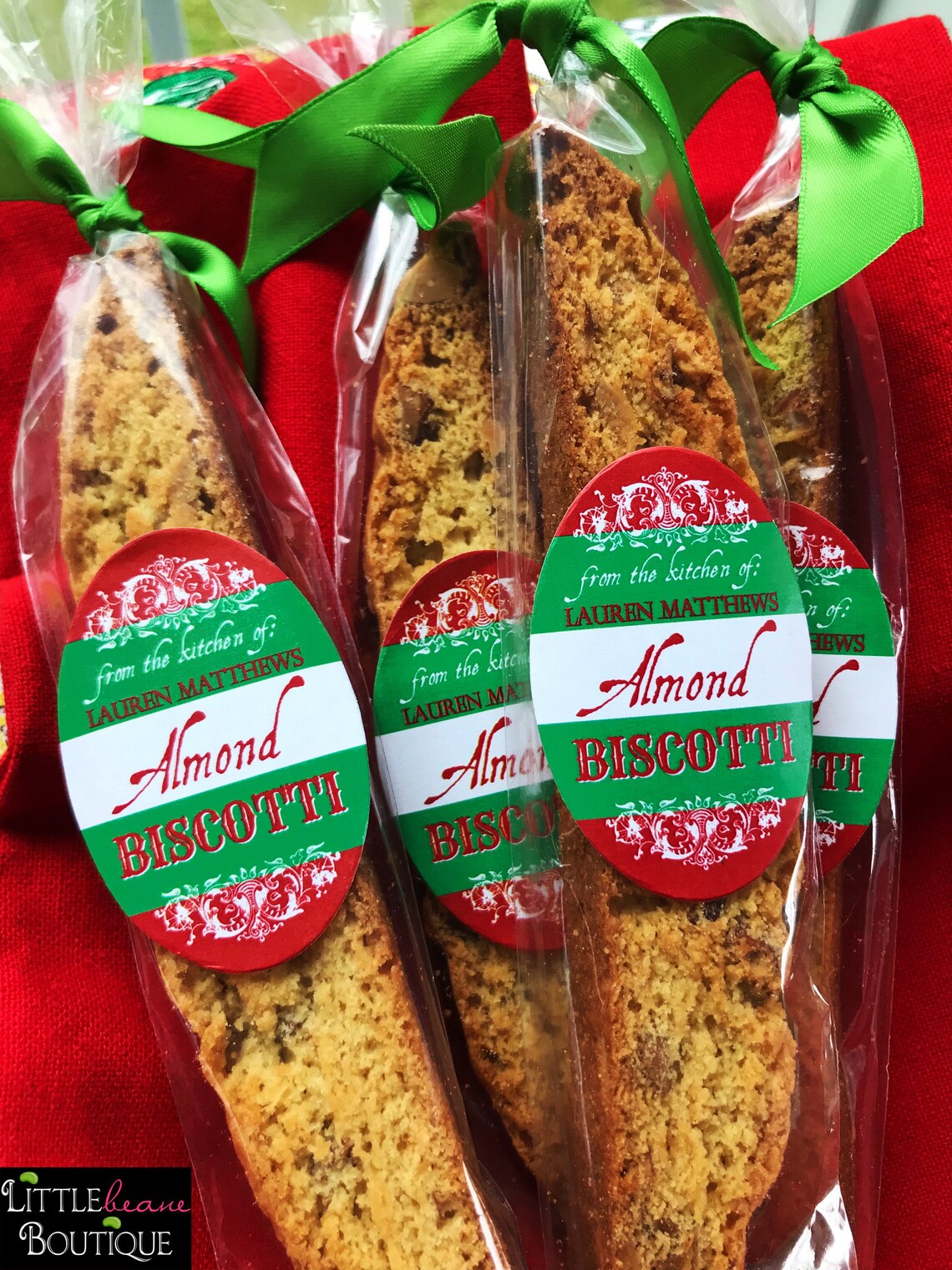 Italian Biscotti Labels Homemade Biscotti Labels Italian - Etsy