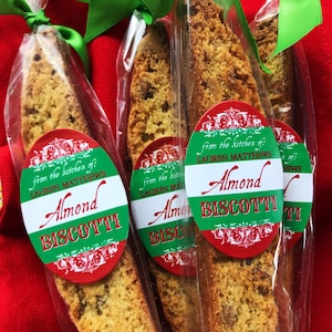 Italian Biscotti Labels, Homemade Biscotti Labels, Italian Cookie ...