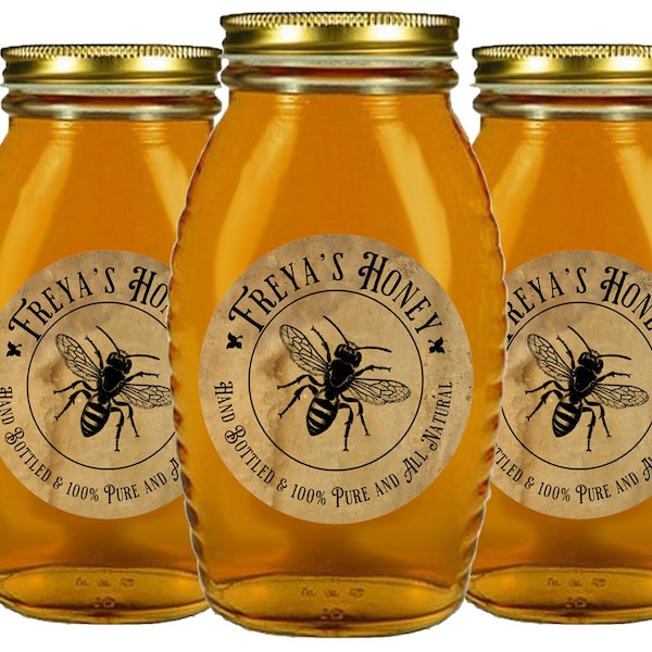 Honey Jar Labels - Etsy